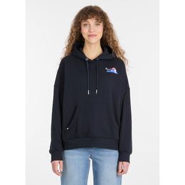 Ragwear Damen Kapuzensweatshirt &raquo;PIRITA PP&laquo; blau M