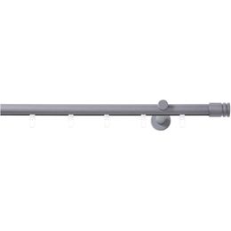 GOOD LIFE Innenlaufschiene &raquo;Mira&laquo; &Oslash; 20 mm 1 l&auml;ufig-l&auml;ufig Fixma&szlig; grau Aluminium, Metall B/L: 120cm &Oslash; 20mm, 1 l&auml;ufig