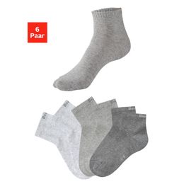 Bench. Herren Kurzsocken &raquo;f&uuml;r Damen und Herren in Baumwollmischung, f&uuml;r Sport und Freizeit&laquo; Packung, 6 Paar tlg. mit klassischem Logoschriftzug, ohne 
