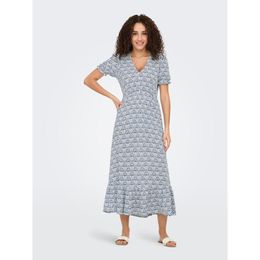 Only Damen Only Maxikleid &raquo;ONLCHIANTI S/S LONG DRESS WVN NOOS&laquo; Viskose, regular fit S, N-Gr