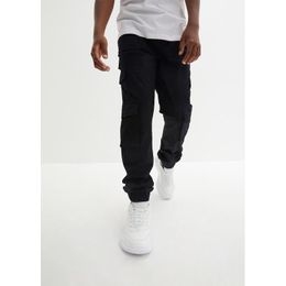 bonprix Jungen bonprix Cargohose aus Baumwolle mit Elasthan, bequeme Passform, mit gro&szlig;en Taschen 146, N-Gr