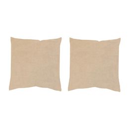 Home Wohnideen Dekokissen &raquo;ELMER&laquo; beige Polyester B/L: 40cm x 40cm, 2 Stk.
