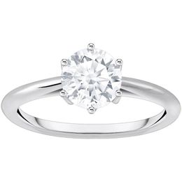 Thomas Sabo Damen Thomas Sabo Fingerring &raquo;Schmuck Silber 925 Ring Solit&auml;r&laquo; mit Zirkonia (synth.) silber 52, Silber 925 (recycelt), 2mm