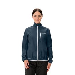 Vaude Damen Vaude Regenjacke &raquo;Women's Drop Jacket III&laquo; sportlicher Stil, wasserdicht mit 10000 mm Wassers&auml;ule, atmungsaktiv blau 46