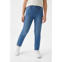 s.Oliver Junior M&auml;dchen s.Oliver Junior Regular-fit-Jeans mit Taschen blau 110, N-Gr