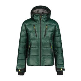 Luhta Herren Skijacke &raquo;H SKIJACKE ADJATOAIVI&laquo; mit Kapuze mit Rei&szlig;verschlusstaschen, inklusive Brusttaschen und Skipasstasche gr&uuml;n 60