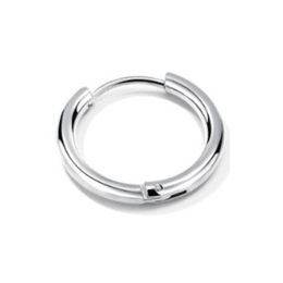 Firetti Damen Single-Creole &raquo;Schmuck Geschenk Ohrschmuck einzeln Classic&laquo; silber 10, Edelstahl