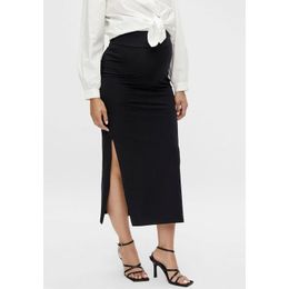 MAMALICIOUS Damen Jerseyrock &raquo;MLEMMA&laquo; mit Seitenschlitzen schwarz XL (42/44)