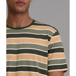 Pioneer Authentic Jeans Herren T-Shirt mit Streifen Muster bunt XXL