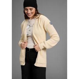 Kangaroos Damen Kangaroos Strickjacke aus kuscheligem Strick wei&szlig; 36/38