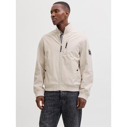 Jack & Jones Jack & Jones Herren Softshelljacke &raquo;JJEPARKER SOFTSHELL BOMBER SN&laquo; Softshelljacke, aus Polyester, modischer Fit, mit Brust-Rei&szlig;verschluss L