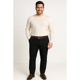 Jack & Jones PlusSize Jack & Jones Plussize Herren Jack & Jones PlusSize Chinohose &raquo;JPSTMARCO FRANCO CHINO W BELT PLS&laquo; schwarz 48 (7XL), L&auml;nge 34