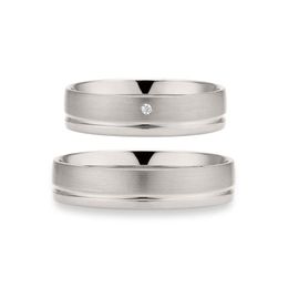 Phoenix Ph&ouml;nix Trauring &raquo;Schmuck Geschenk Silber 925 Trauring Ehering LIEBE versch. Varianten&laquo; Made in Germany - wahlweise mit oder ohne Brillant silber 63, 