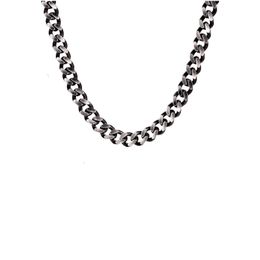 Firetti Herren Panzerkette &raquo;Schmuck Geschenk Edelstahl Halsschmuck Halskette 6,0 mm breit&laquo; schwarz 50, Edelstahl, B: 6mm