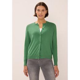 Cecil Damen Strickjacke mit Knopfleiste gr&uuml;n XXL (46)