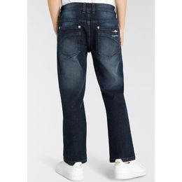 Kangaroos Jungen Kangaroos Straight-Jeans &raquo;, regular fit mit geradem Beinverlauf&laquo; bequeme Passform, gerades Bein, niedrige Leibh&ouml;he blau 146, N-Gr