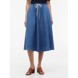 Tommy Hilfiger Damen Jeansrock &raquo;MIDI FLARED SKIRT MIA RW&laquo; Baumwolle, in ausgestellter Form S (36/38)