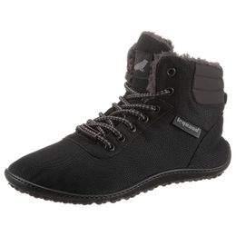 Leguano Herren Barfu&szlig;schuh &raquo;KOSMO&laquo; , Bequemschuh, Schn&uuml;rboots mit einzigartiger Halbkugel-Laufsohle schwarz 37
