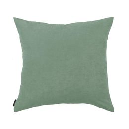 HOMING Dekokissen &raquo;Monaco&laquo; Pflegeleicht gr&uuml;n Polyester B/L: 40cm x 40cm, 1 Stk.