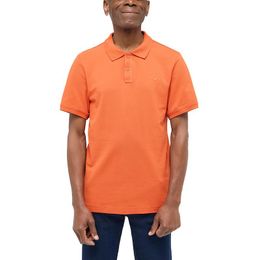 Mustang Herren Mustang Poloshirt &raquo;Style Palco&laquo; mit Logo-Stickerei orange L