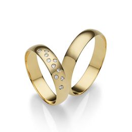 Firetti Unisex Trauring &raquo;Schmuck Geschenk Gold 375 Hochzeit Ehering "LIEBE"&laquo; Made in Germany, wahlweise mit oder ohne Brillanten gold 60, ohne 