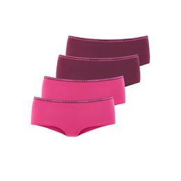 Lascana Damen Lascana Panty 4er-Pack, aus elastischer Baumwoll-Qualit&auml;t blau 32/34