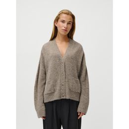 Leger Damen LeGer Strickjacke &raquo;Hanne, LeGer by Lena Gercke&laquo; Regular fit mit V-Ausschnitt beige 34