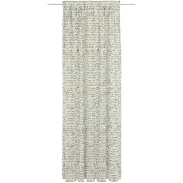 Adam Vorhang &raquo;Scribble&laquo; Multifunktionsband 1 Stk. tlg. aus Leinen und Bio-Baumwolle schwarz Jacquard, Baumwolle, Leinen 225cm, Multifunktionsband, 142cm