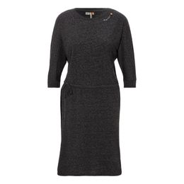 Ragwear Damen Jerseykleid &raquo;SHIMY&laquo; mit elastischer Taille und Kordelzug grau S (36), N-Gr