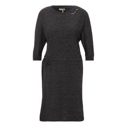 Ragwear Damen Jerseykleid &raquo;SHIMY&laquo; mit elastischer Taille und Kordelzug grau M (38), N-Gr