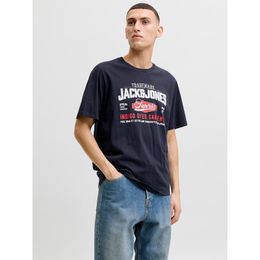 Jack & Jones Jack & Jones Herren T-Shirt &raquo;JJELOGO TEE SS O-NECK 2 COL AW26 SN&laquo; Baumwolle, regular fit schwarz L