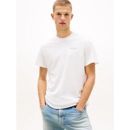 Tommy Jeans Herren T-Shirt &raquo;TJM SLIM FIT LINEAR 2PACK&laquo; Packung, 2 tlg. Rundhals, Jersey wei&szlig; L