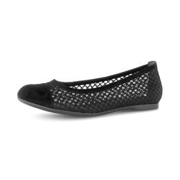 Gabor Damen Ballerina Fr&uuml;hlingsschuh, Schlupfschuh in sommerlicher H&auml;keloptik 41