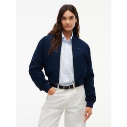 Tommy Jeans Damen Blouson &raquo;TJW REG SCRIPT BOMBER&laquo; Materialmix blau S (36/38)