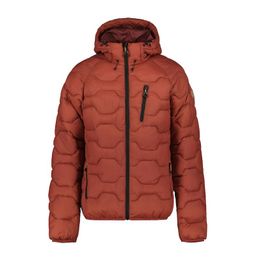 Icepeak Herren Steppjacke f&uuml;r Outdoor-Aktivit&auml;ten geeignet, mit Futter aus Polyamid orange 56