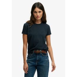 Superdry Damen Kurzarmshirt &raquo;SU-ESSENTIAL LOGO 90'S T SHIRT&laquo; angenehmes Tragegef&uuml;hl durch besonders weiche Haptik S