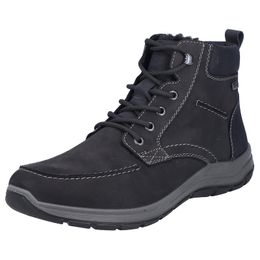 Rieker Herren Winterboots Outdoorschuh, Schn&uuml;rboots, Stiefelette mit RiekerTEX-Membran schwarz 46