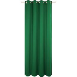 WIRTH Vorhang &raquo;Umea&laquo; &Ouml;sen 1 Stk. tlg. gr&uuml;n Jacquard, Polyester 245cm, &Ouml;sen, 132cm