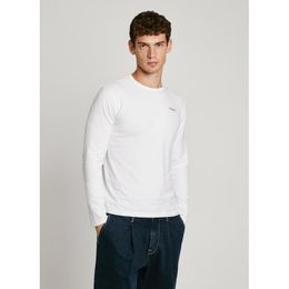 Pepe Jeans Herren Langarmshirt wei&szlig; L