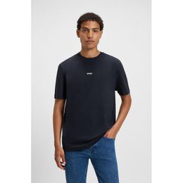 BOSS Orange Herren BOSS Orange T-Shirt &raquo;TChup Relaxed Fit&laquo; Stretch-Cotton-Jersey Rundhalsausschnitt blau XL