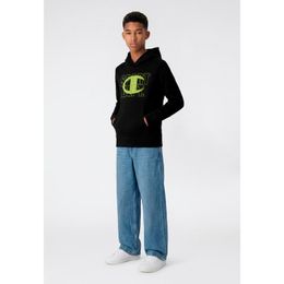 Champion Jungen Kapuzensweatshirt &raquo;SPORTWEAR HOODIE Standard Fit&laquo;, f&uuml;r Kinder und Jugendliche, mit sportlichem Stil, Langarmdesign schwarz S