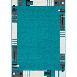 ANDIAMO Teppich &raquo;, LAGERR&Auml;UMUNG!&laquo; rechteckig Sonderposten, moderne Designs, verschiedene Qualit&auml;ten & H&ouml;hen blau Kunstfaser B : 60cm 1 Stk., L: 110cm