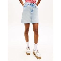 Tommy Jeans Damen Jeansrock &raquo;MOM UH SKIRT BJ8115&laquo; Straight Fit in Mini-L&auml;nge blau S (36)