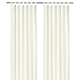 Weckbrodt-Gardinen Vorhang &raquo;Vito&laquo; Schlaufen 1 Stk. tlg. Microvelour, blickdicht, Unifarben, Gardine, Store beige Satin, Polyester 175cm, Schlaufen, 140cm