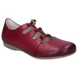 Josef Seibel Damen Riemchenballerina &raquo;Fiona 04&laquo; Slipper, Komfortschuh mit raffiniertem Gummizug, Weite G (=weit) lila 36