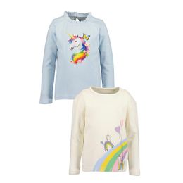 Blue Seven M&auml;dchen Langarmshirt Packung, 2 Baumwolle 134
