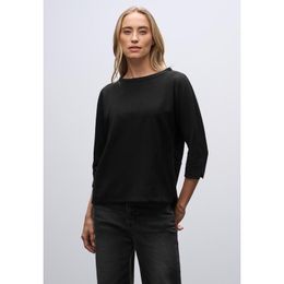 Street One Damen Street One 3/4-Arm-Shirt im Glitzer-Look 44
