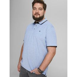 Jack & Jones PlusSize Jack & Jones Plussize Herren Jack & Jones PlusSize Poloshirt &raquo;JJEPAULOS POLO SS NOOS PLS&laquo; Baumwolle, regular fit blau XXL
