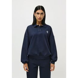 Leger Damen LeGer Sweatshirt &raquo;Enola, LeGer by Lena Gercke&laquo;, kontrastfarbene Stickerei blau 34