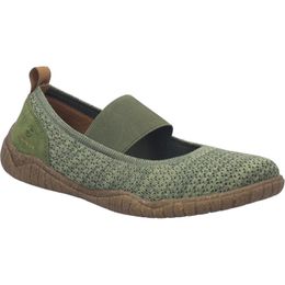Josef Seibel Damen Barfu&szlig;schuh &raquo;Wynona 07&laquo; Komfortschuh, Slipper mit Wechselfu&szlig;bett, Weite G (=weit) gr&uuml;n 37